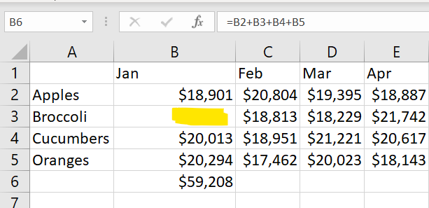 How To Add Numbers In A Column In Excel - Easy Simple Smart